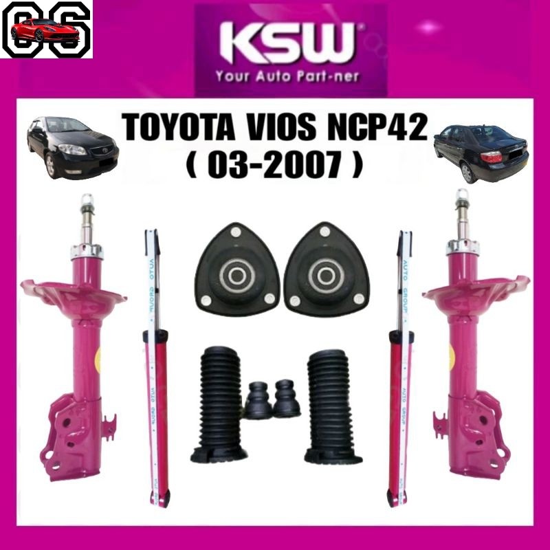 CS TOYOTA VIOS NCP42 ( 03-2006 ) ABSORBER FRONT / REAR HEAVY DUTY ...
