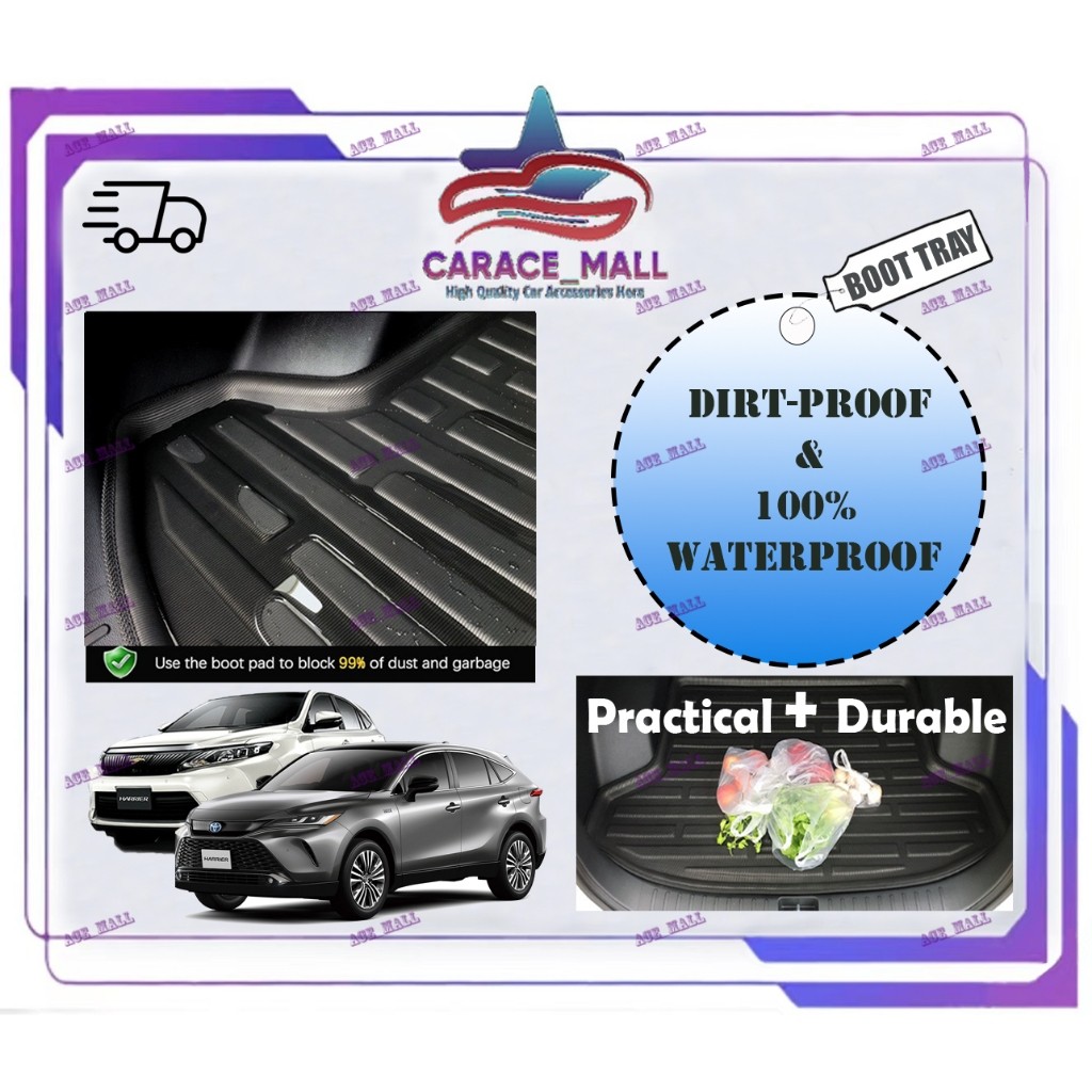 Toyota Harrier Old New Boot Tray OEM Car Org Cargo Rear Tray Protect ...