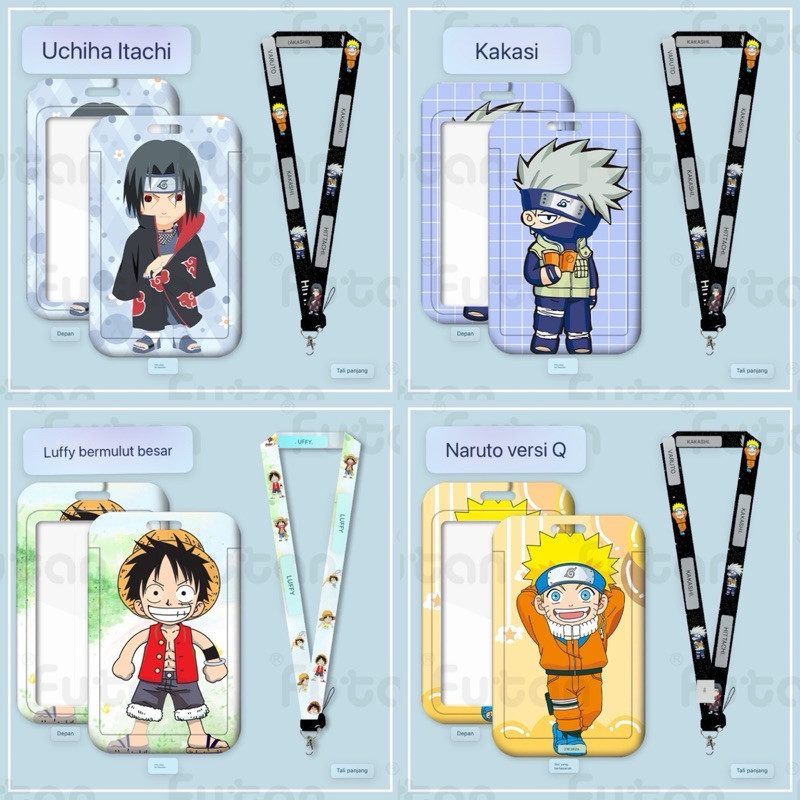 GANTUNGAN Anime NARUTO ONE PIECE KAKAKASHI ITACHI DRAGON BALL GOKU COOL ...