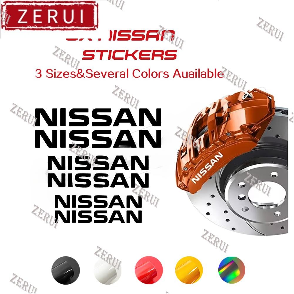 ZR For 6x Car Brake Caliper High Temp Decals Sticker Waterproof And High Temperature Resistant ...