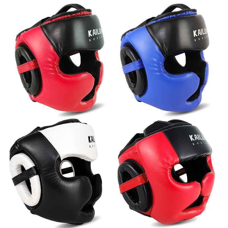 Boxing Headgear for Children Adults,PU Karate Muay Thai Guantes De ...