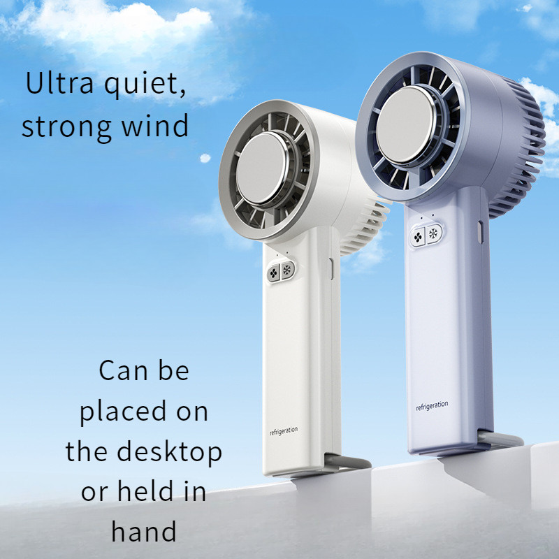 Handheld portable refrigeration fan, small desktop semiconductor ...