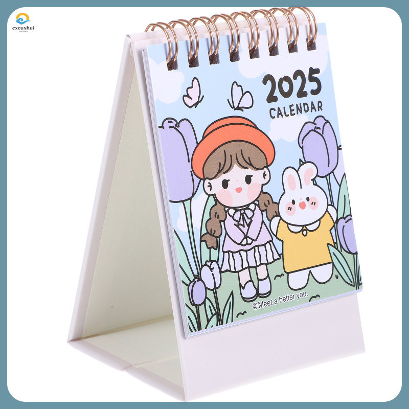 Mini Desk Calendar Office Decor Digital Calendars 2025 Planner Calander ...
