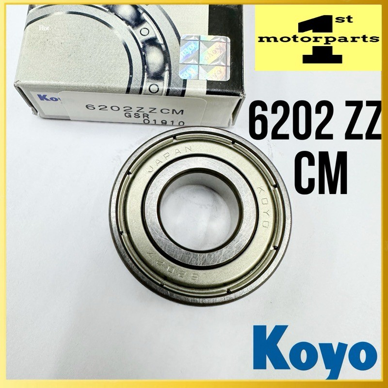 [KOYO] KOYO BEARING 6202 ZZ CM 6202 2RS CM 100% ORIGINAL KOYO MADE IN ...