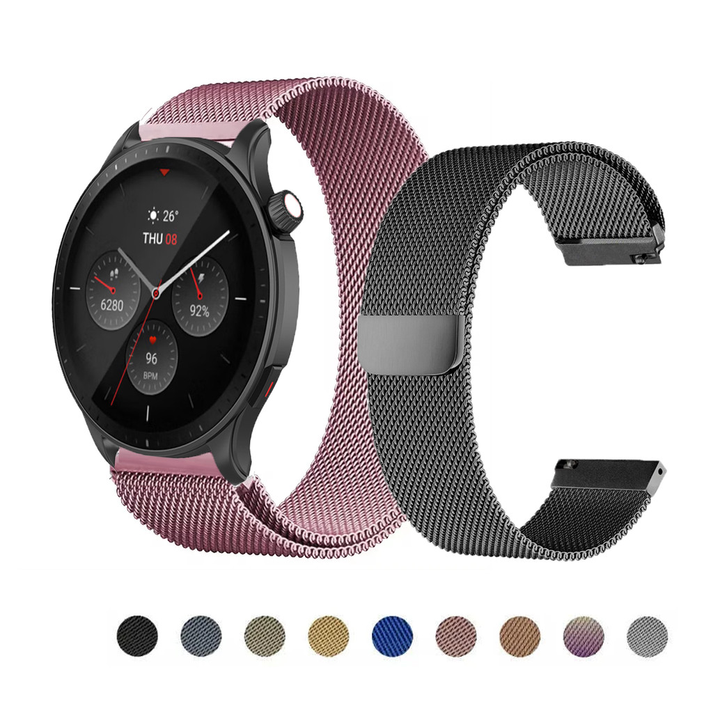 Milanese Strap For Huami Amazfit GTR Mini GTR3 Pro 42mm 47mm Bip5 GTR2 ...