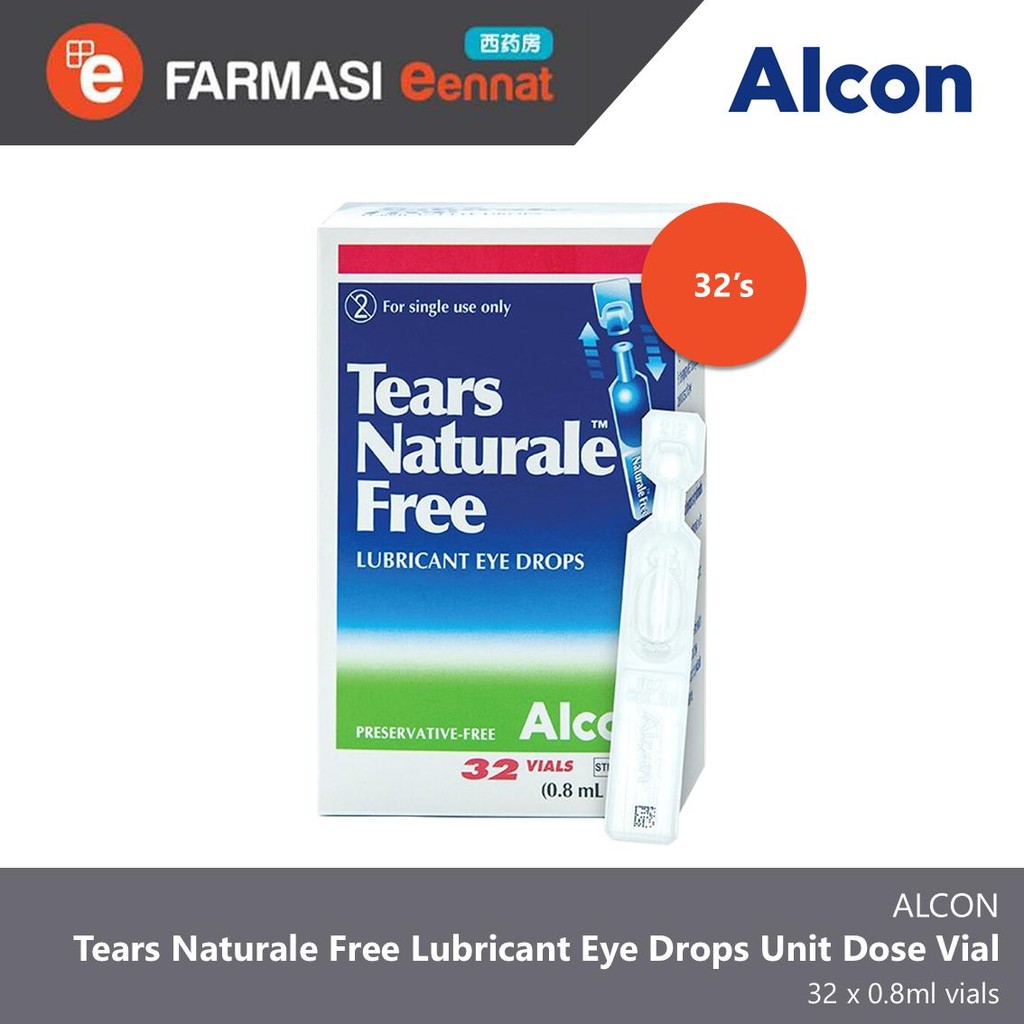 [Eennat Pharmacy] Alcon Tears Naturale Free Lubricant Eye Drops Unit ...