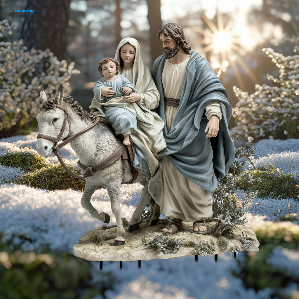 JD Nativity Scene Yard Art Garden Stake Nativity Scene Christmas ...