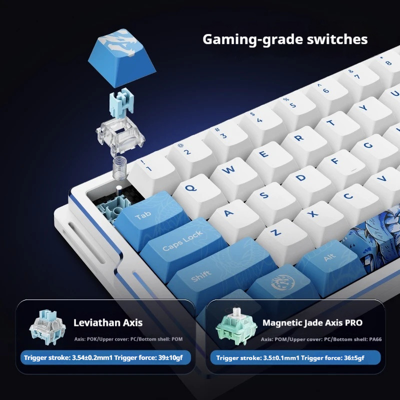 ATK Lev Edge 60He Aluminum alloy magnetic axis mechanical keyboard, 8k ...