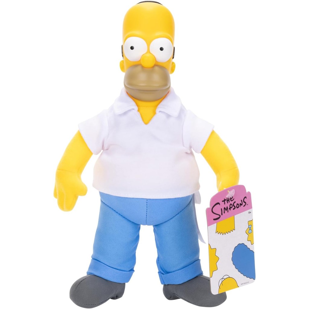 Disney The Simpsons Homer Plush Features Soft Fabric Body With Sculpted