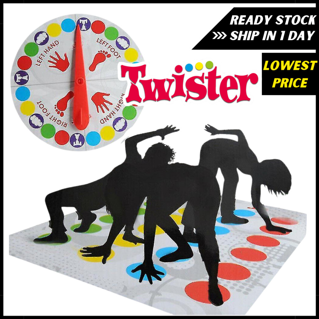 Twister Family Friends Party Board Game Funny Fun Toys Uno Wild Flip No ...