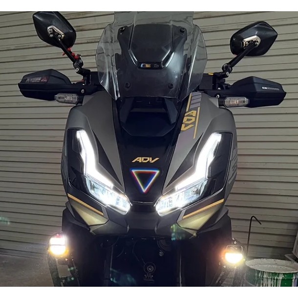 HONDA Scooter Motorcycle Head Sticker, ADV350 Windshield Decorative ...