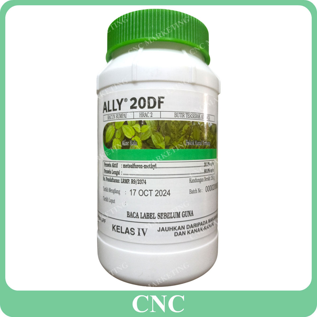 250GM Ally 20DF FMC Metsulfuron Methyl 20% Racun Rumpai Rumput ...