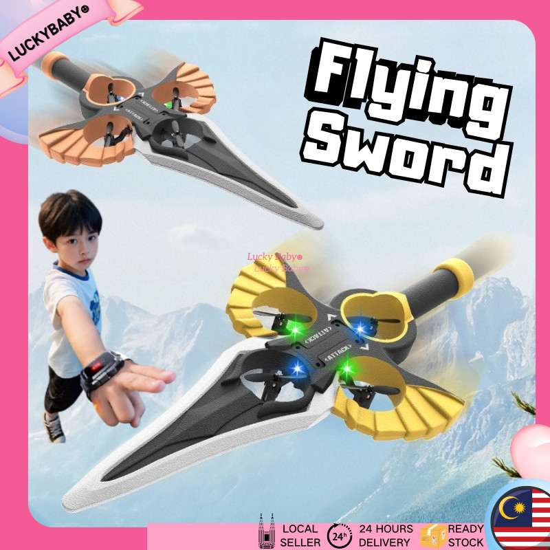 RC Flying Sword Aircraft Fighter Glider with Light 2.4G EPP Stunt ...