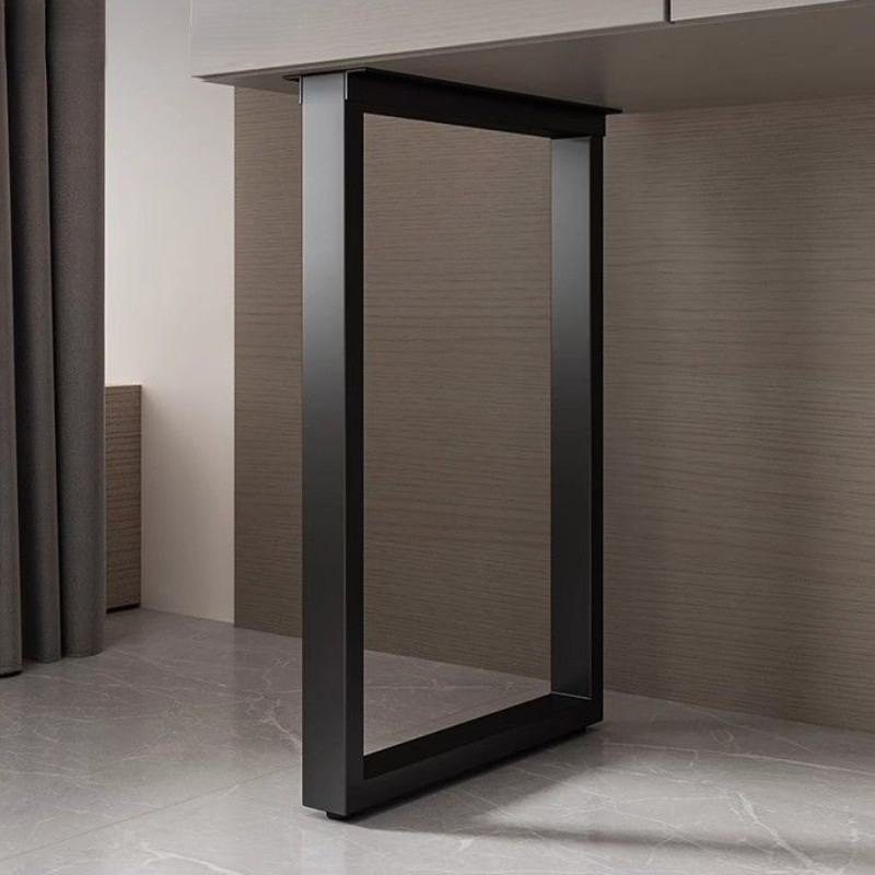 Metal Table Legs Bracket Side Foot Bar Desk Dining Table Kitchen Island ...