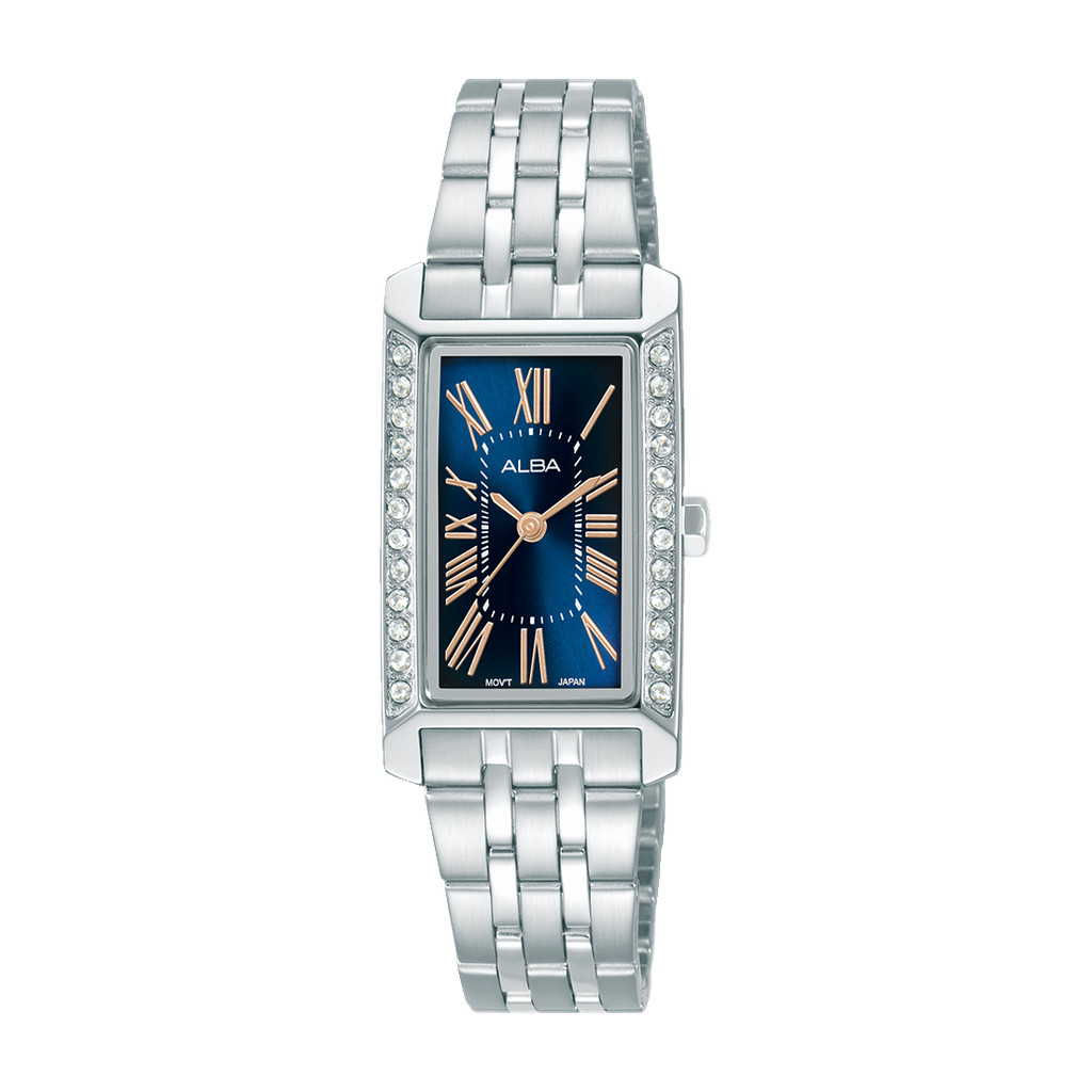 Alba Tank Fashion Crystal Bezel Rectangular Lady AK3053X1 | Shopee Malaysia
