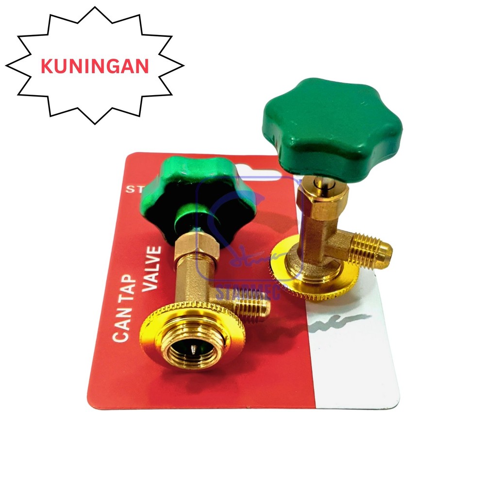 Freon Can Tap Valve Faucet R134a CT-339A Starmec (Brass) | Shopee Malaysia