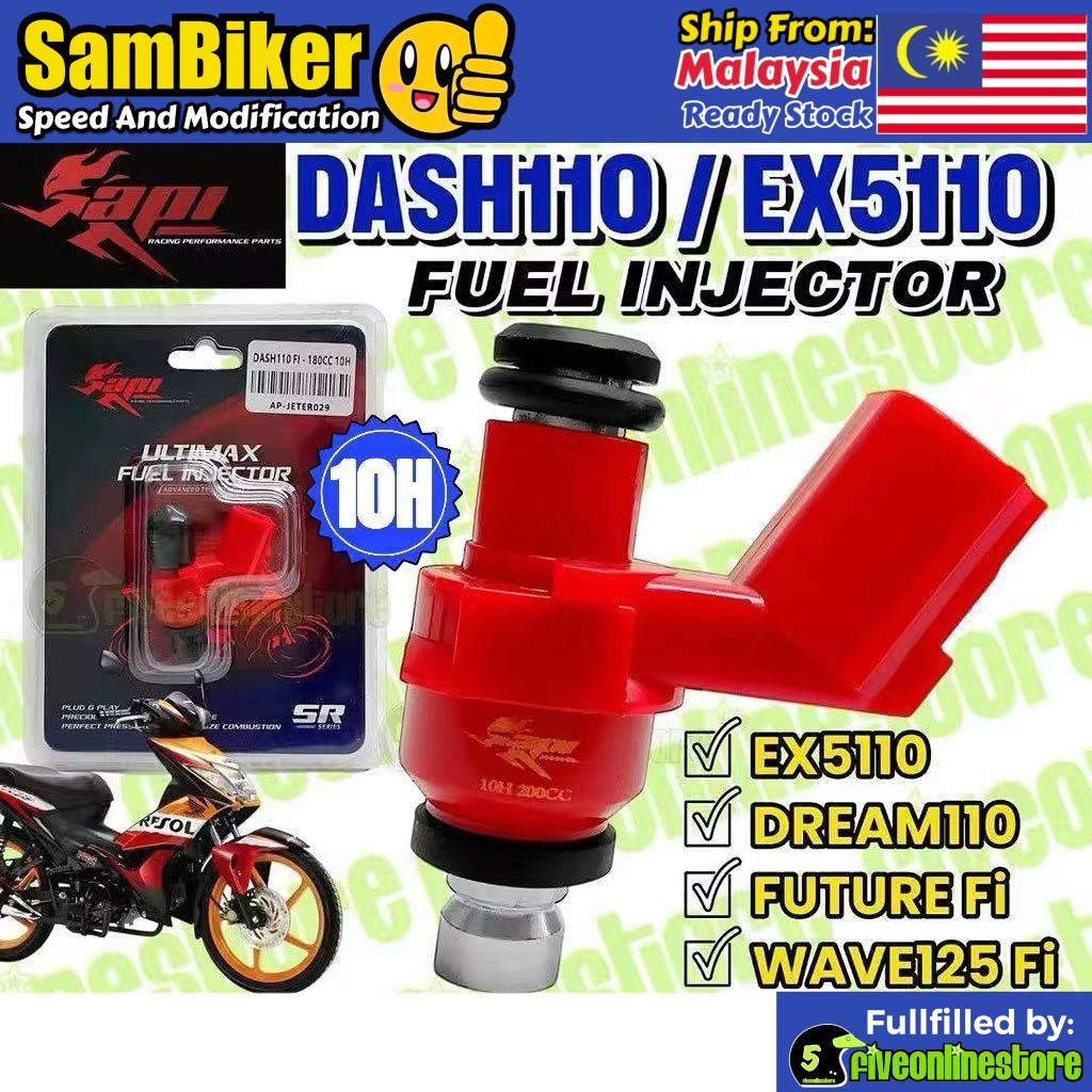 API Motor Injector Fuel DASH110 EX5 110 DREAM FUTURE Fi WAVE125i 10H ...