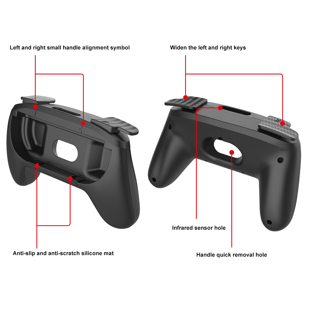 2 PCS Hand Grips for Switch 2 For Joycon Left+Right Bracket Holder Game ...