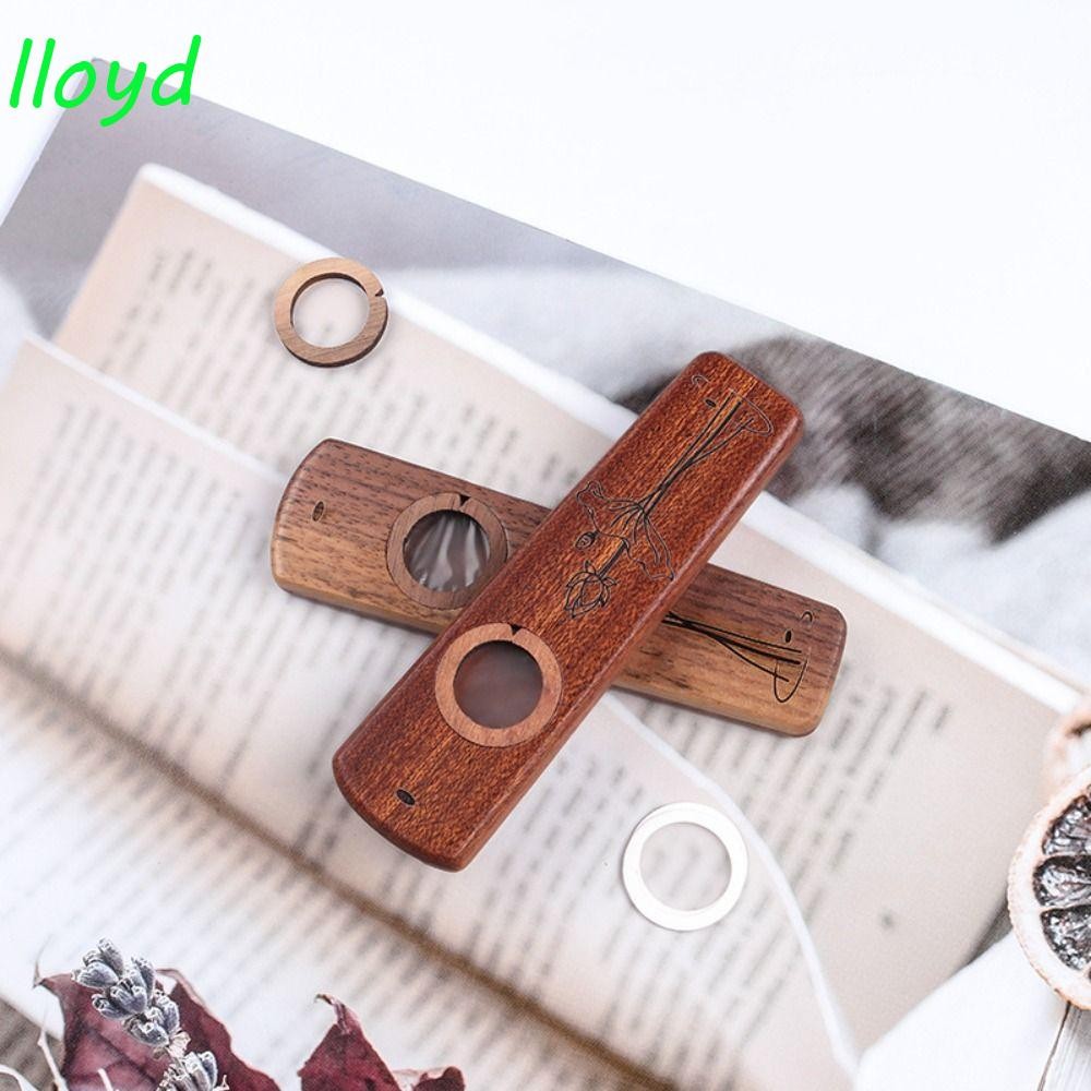 LLOYD Wooden Kazoo, Professional Portable Wind Instrument, Music ...