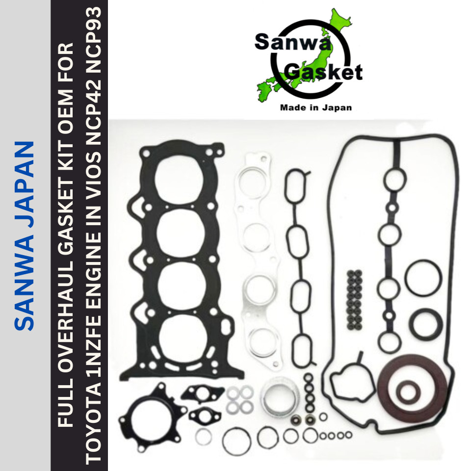 P/N 04111-21040 SANWA Japan Full Overhaul Gasket Kit OEM for Toyota ...