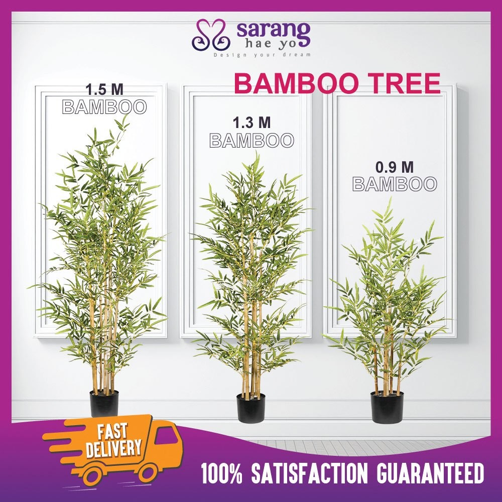 Golden Bamboo Tree Bamboo Plant Pokok Bamboo Pokok Buluh Tiruan Hiasan ...