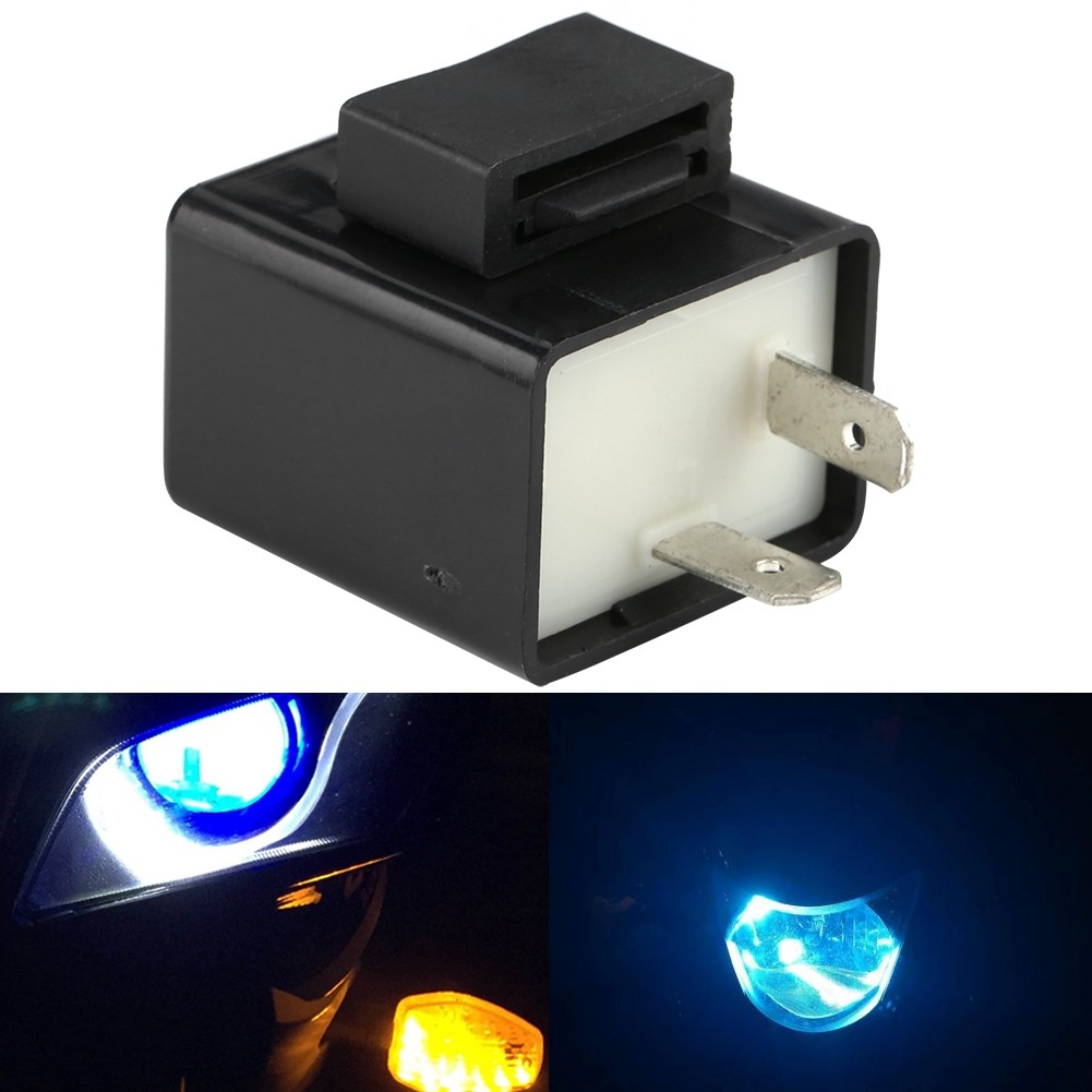 ilikestore-my 2-Pin 12V 0.02A-10A Car Flasher Relay Fix for Turn Light ...