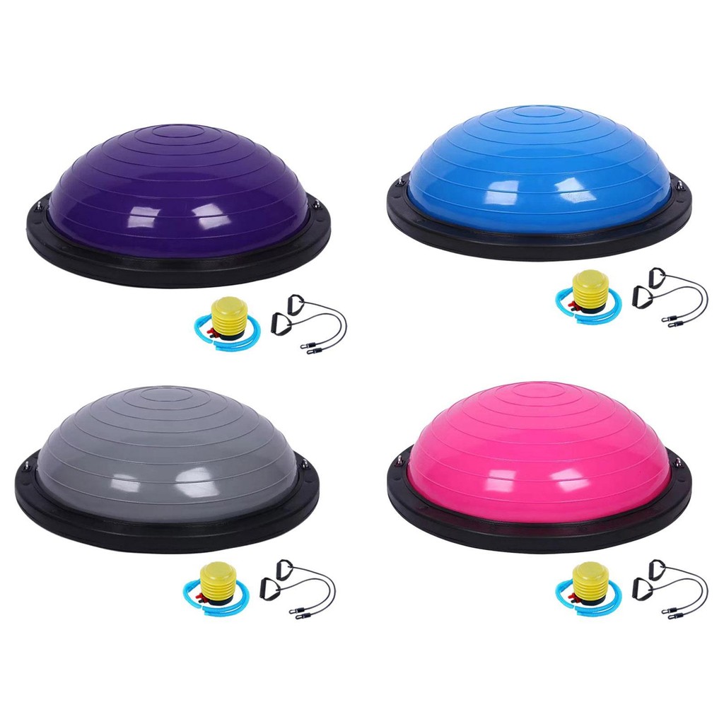 [yiodusi] Balance Ball with Resistance Bands And Pump Fitness Ball Yoga ...