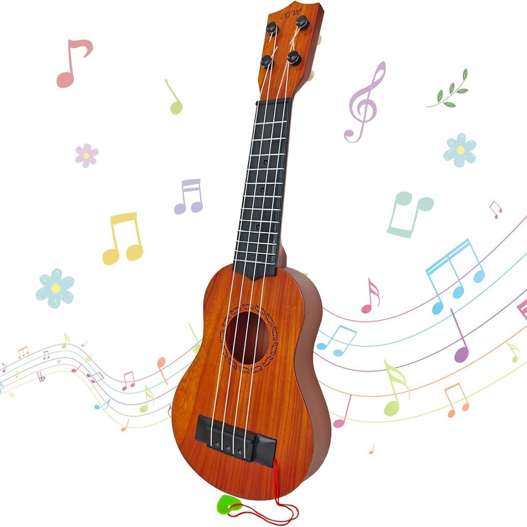 Kids Toy Ukulele Guitar,17 Inch Classical Guitar Musical Toy,4 Strings ...