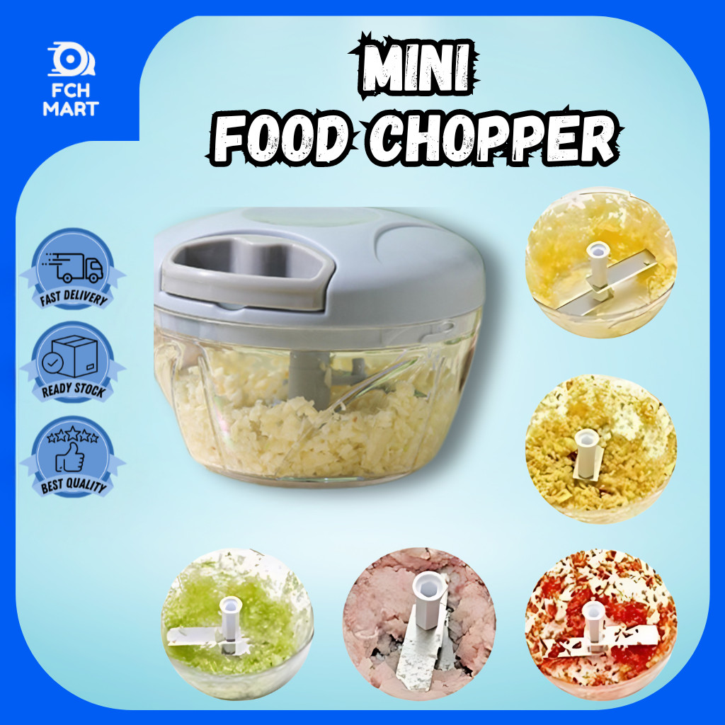 【READY STOCK】Mini Blender Food Chopper Garlic Chopper Portable Blender ...