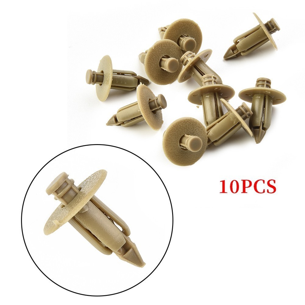 Ready stock 10pcs 7mm Hole Dia Push In Car Door Trim Fender Rivets ...