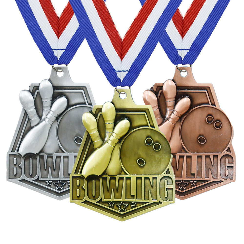 7cm Bowling Medal Customized Sports Medals | Shopee Malaysia