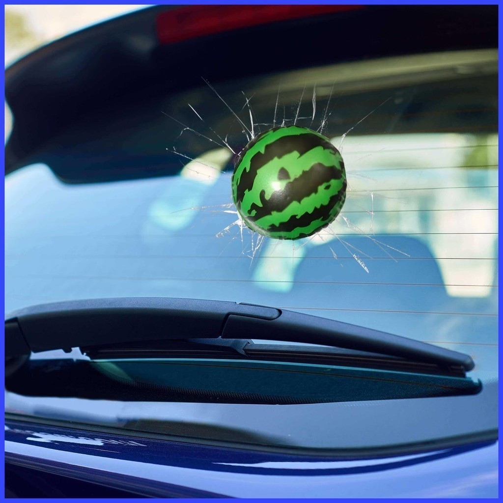 Broken Glass Decal Watermelon Hit Design Broken Glass Sticker 3D Funny ...