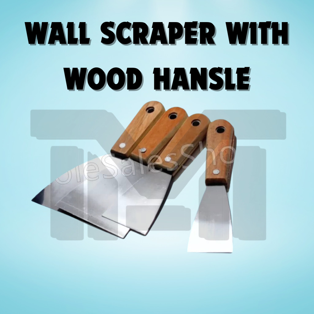 [1"-6"] WALL SCRAPER WITH WOOD HANDLE PUTTY KNIFE PAINT SCRAPER ...