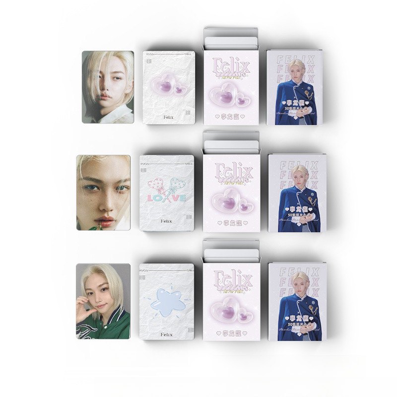 50-124pcs STRAY KIDS ATE Holographic Laser Lomo cards Lose My Breath ...