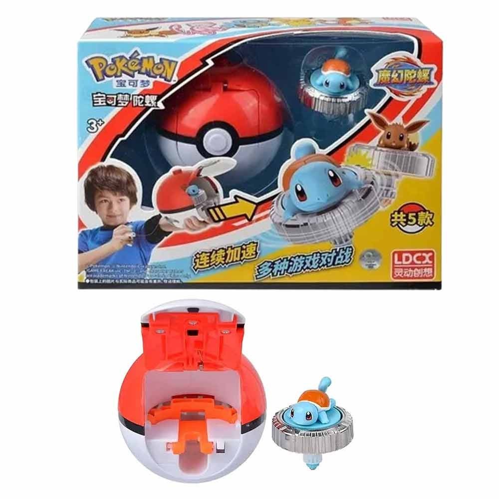 Pokemon Ball Anime Pikachu Tops Launchers Beyblade Spinning Top Battle ...