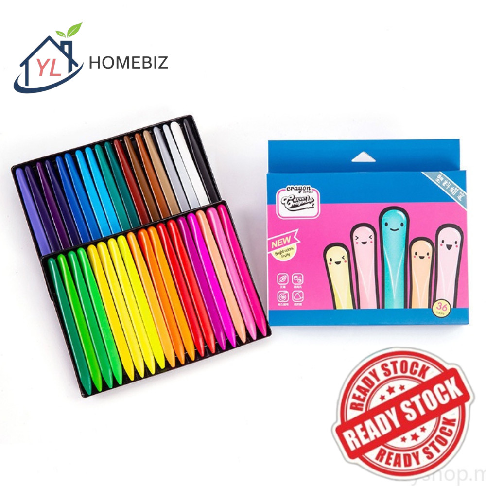 Triangular Crayon / Triangle Crayon / Safe Clean Crayon / Kids Crayon ...