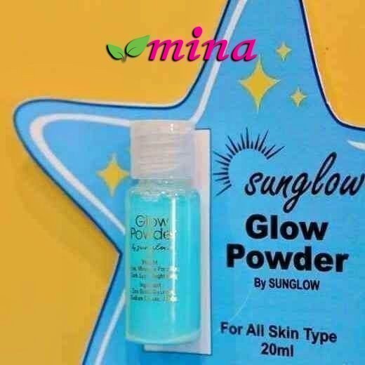 SUNGLOW Glow Powder 20ml For All Skin Type Sun Glow Empire Bedak Sejuk ...