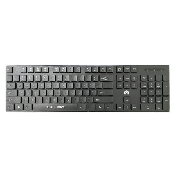 Mikuso KB-052U Wired USB Keyboard 104 Key PC Laptop Office Ergonomic ...