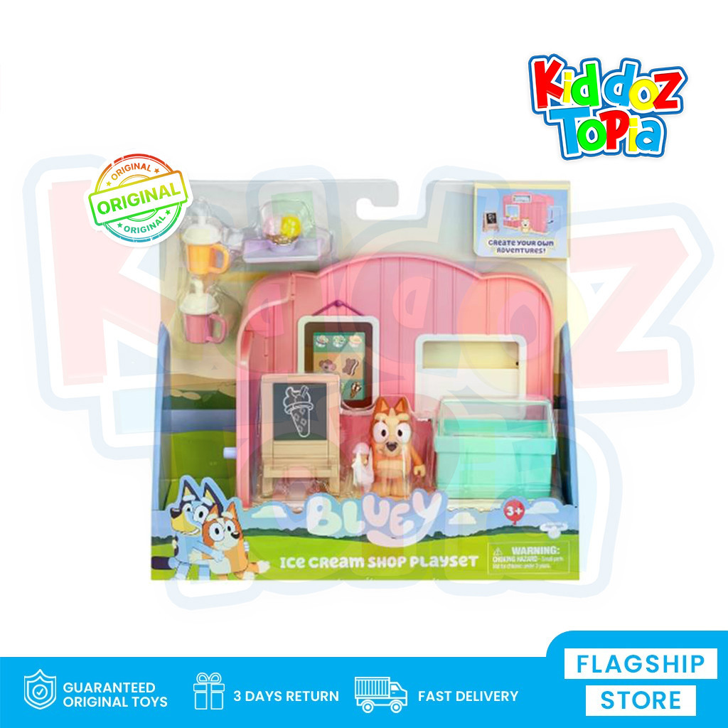 Bluey S10 Mini BLUEY Ice Cream Shop Playset 17593 | Shopee Malaysia