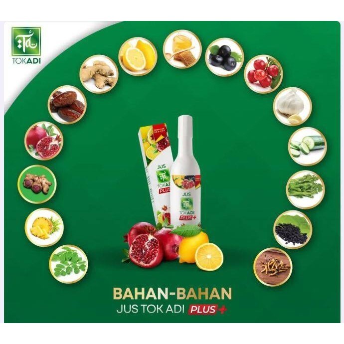 Jus Tok Adi Plus 250ml uric acid dan gout / Jus Tokadi Plus original ...