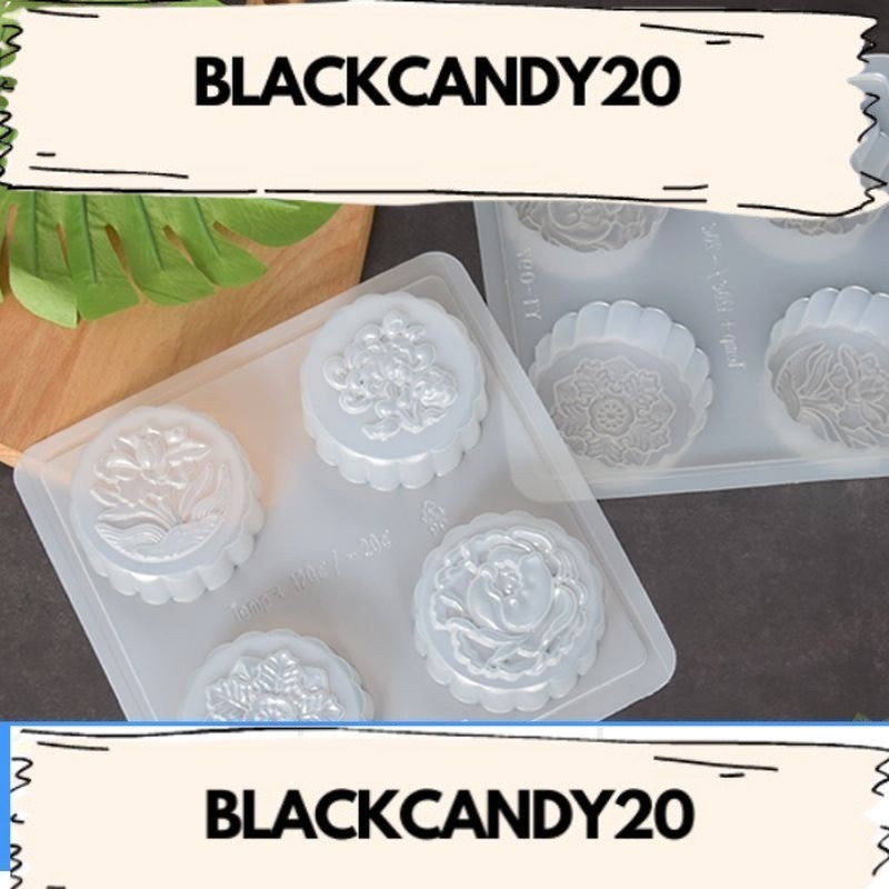 M1037 Malaysia stock Floral Butterfly Flower Mooncake 月饼果冻布丁模具 PP 4 ...