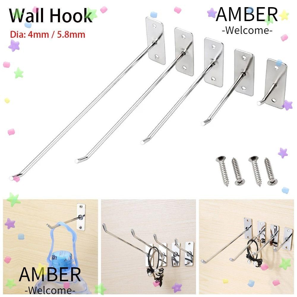 AMBER1 1Pcs Wall Hook, Hardware Tool Steel Single Line Hook, Display ...