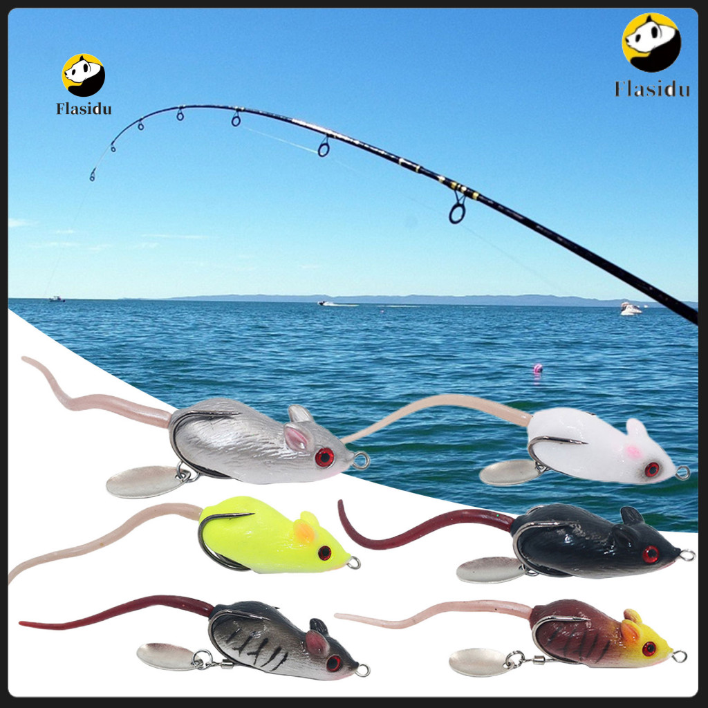 Lure Realistic Vivid Rubber Freshwater Saltwater Bait for Snakehead ...