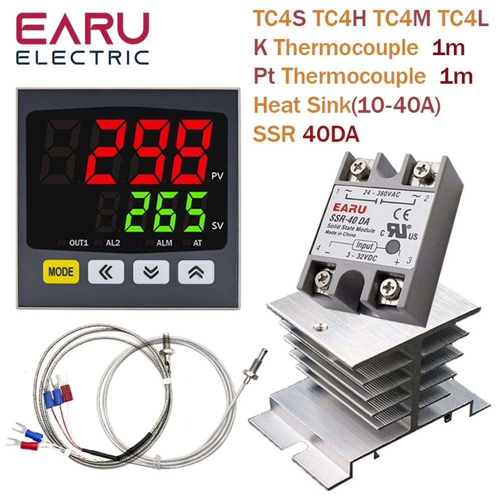 New Digital PID Temperature Controller Heating Cooling SSR Relay Output ...