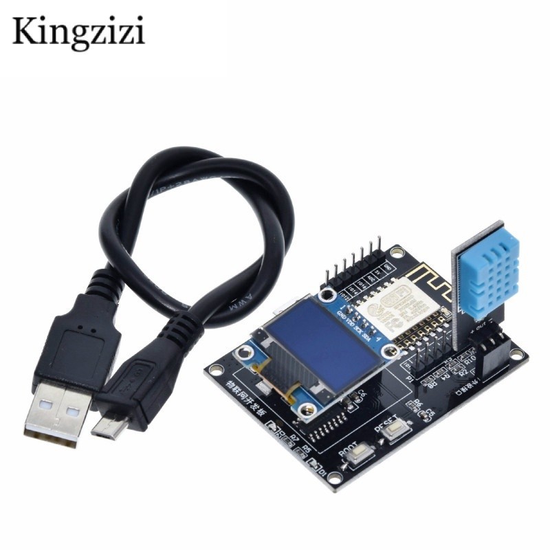 Esp8266 Iot Development Board Dht11 Temperature And Humidity Yellow