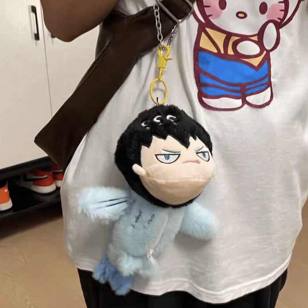 Creative Cartoon Tobio Kageyama Fish Moving Flying Doll Volleyball Boys ...