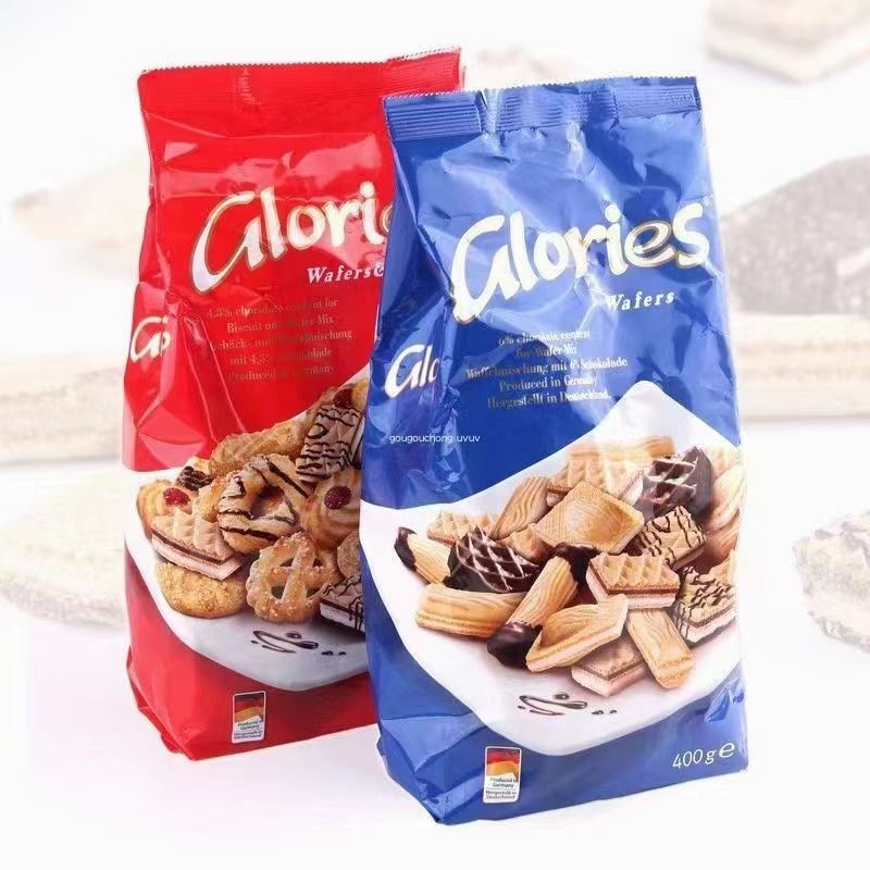 German Imported Cornice Cookies Biscuits 500g Assorted Mixed Waffle ...