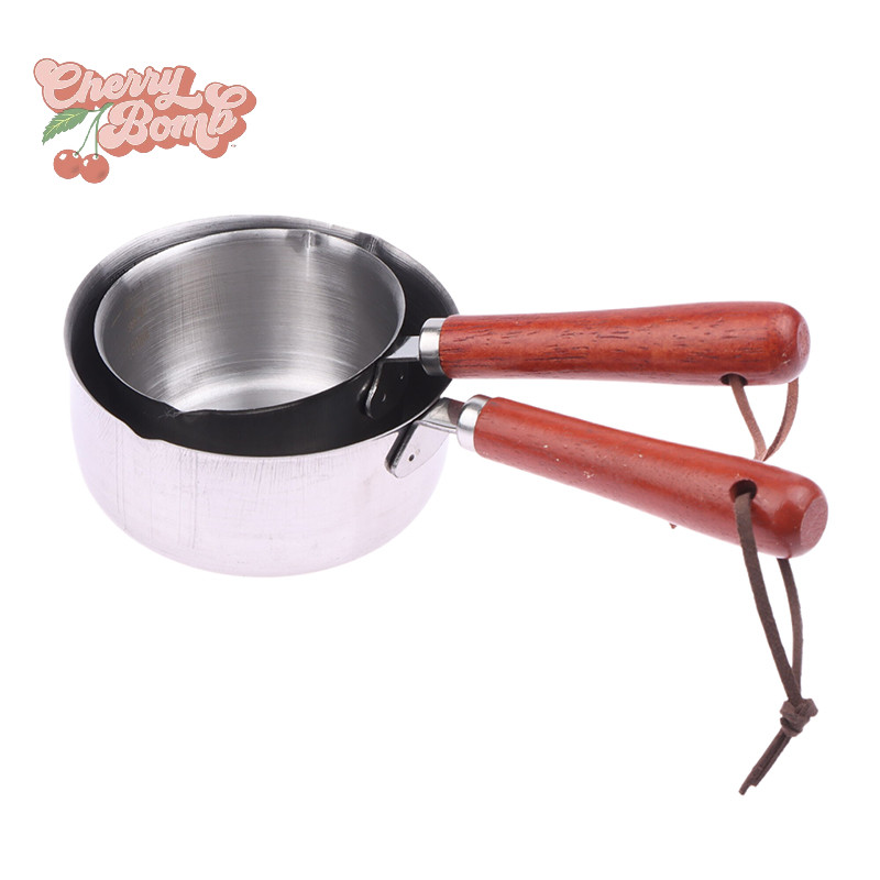(Cherry Bomb) Mini Oil Pot 410 Stainless Steel Mini Hot Milk Pot Small ...