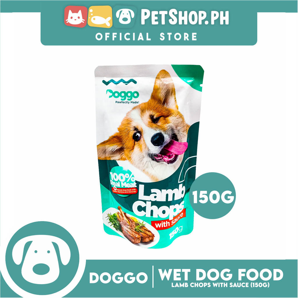 Doggo Lamb Chops with Sauce Wet Dog Food 150g | Shopee Malaysia