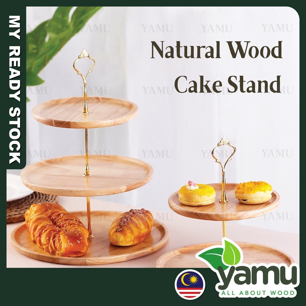 YAMU Dessert Stand Dessert Display High Tea Stand Tempat Letak Kek 3 ...